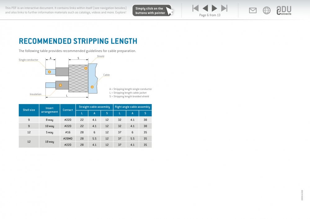 ODU crimp contacts specification page 6
