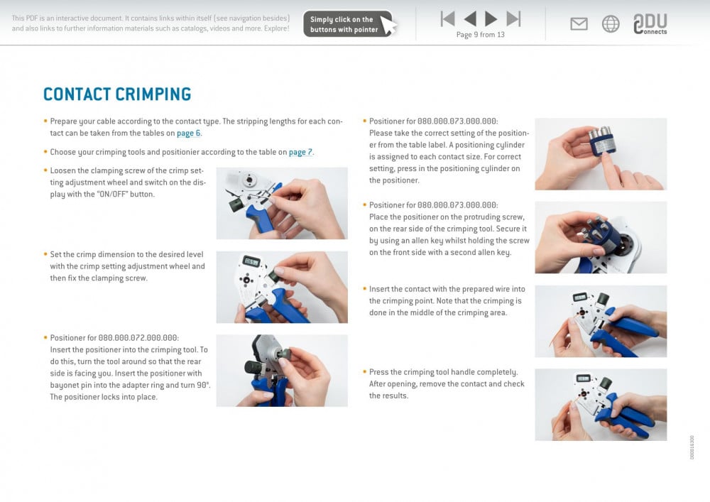 ODU crimp contacts specification page 9