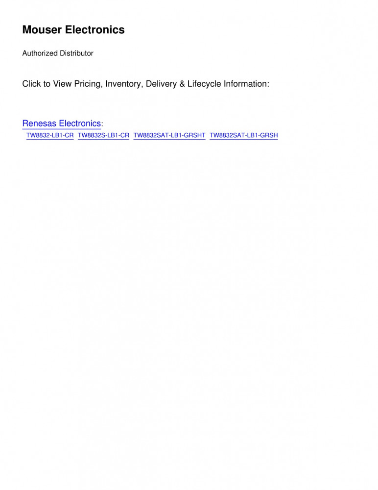 TW8832 technical document page 4