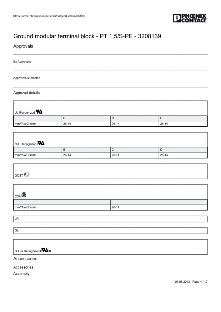 PT 1,5/S-PE 3208139 technical document page 4