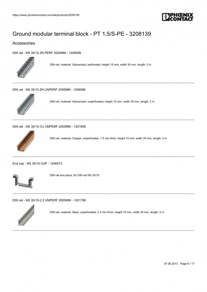 PT 1,5/S-PE 3208139 technical document page 8