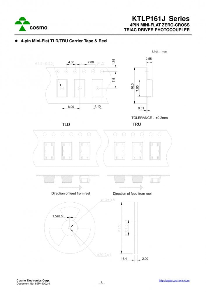 KTLP161J3 TLD datasheet page 8