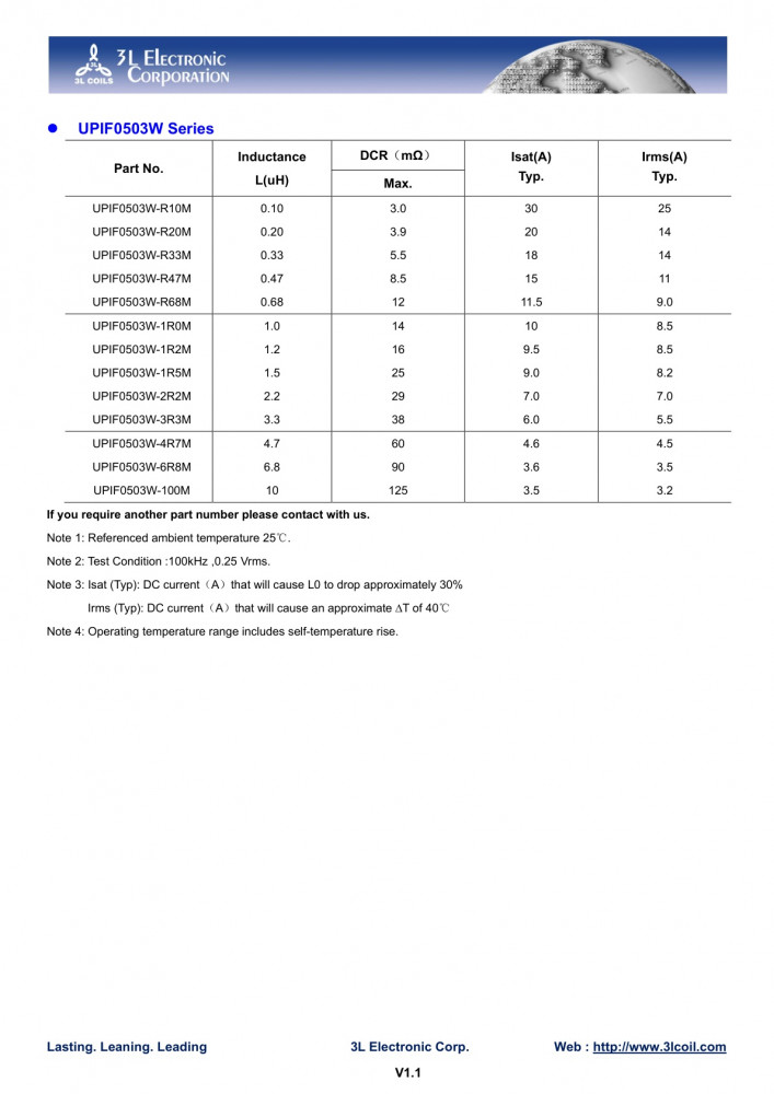 UPIF0503W technical document page 2