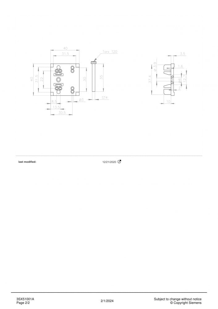 3SX51001A datasheet page 2