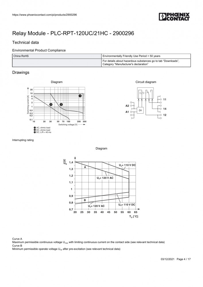 Phoenix Contact 2900296 technical document page 4