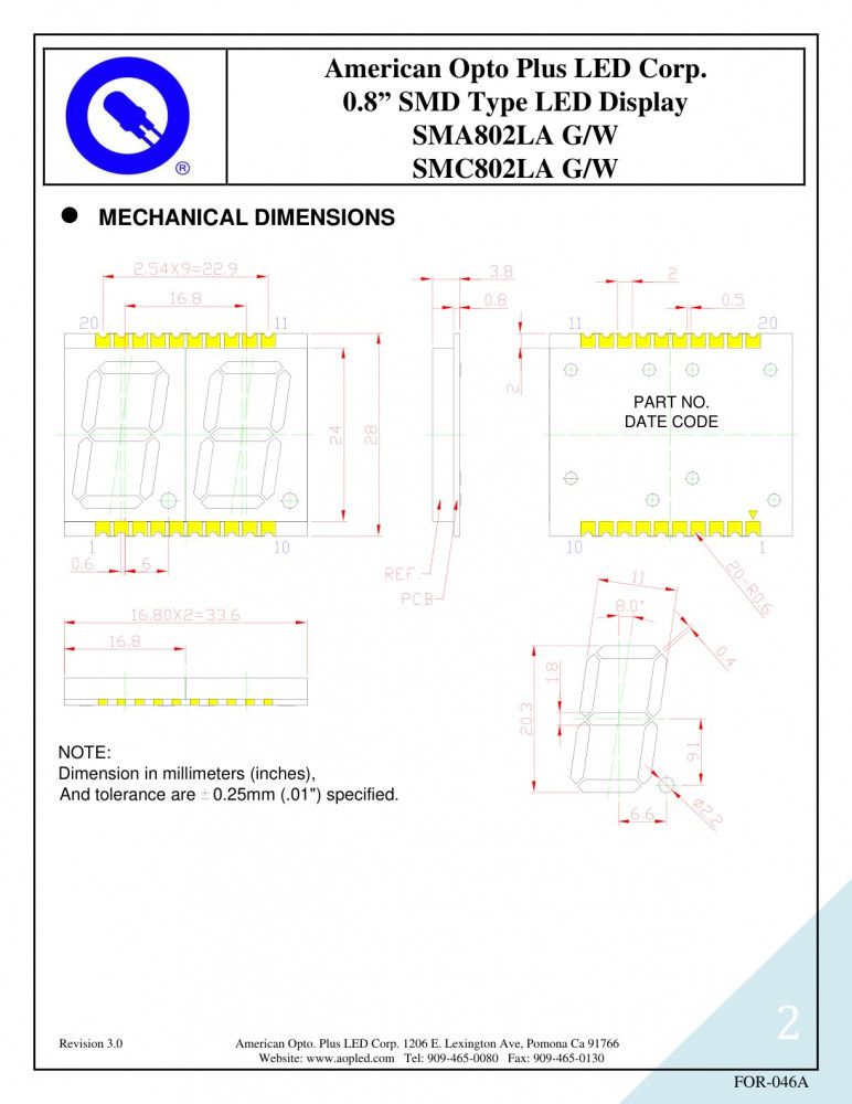 SMA802LA datasheet page 2