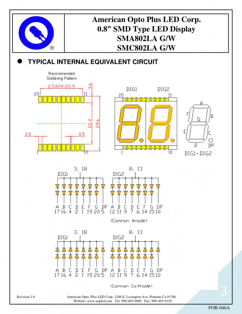 SMA802LA datasheet page 3