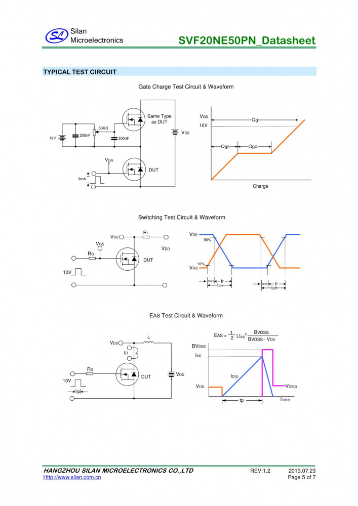SVF20NE50PN datasheet page 5