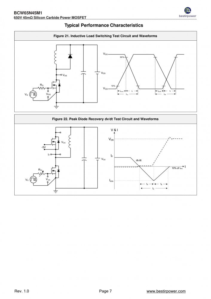 BCW65N45M1 datasheet page 7
