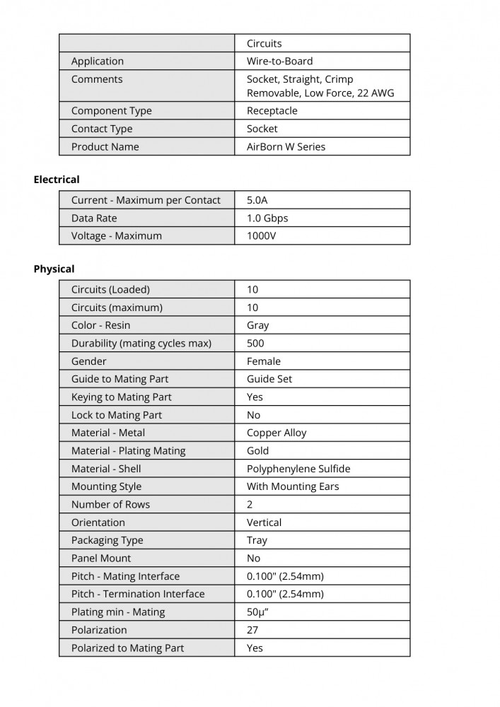 WTKA10SASY-27 technical document image 2