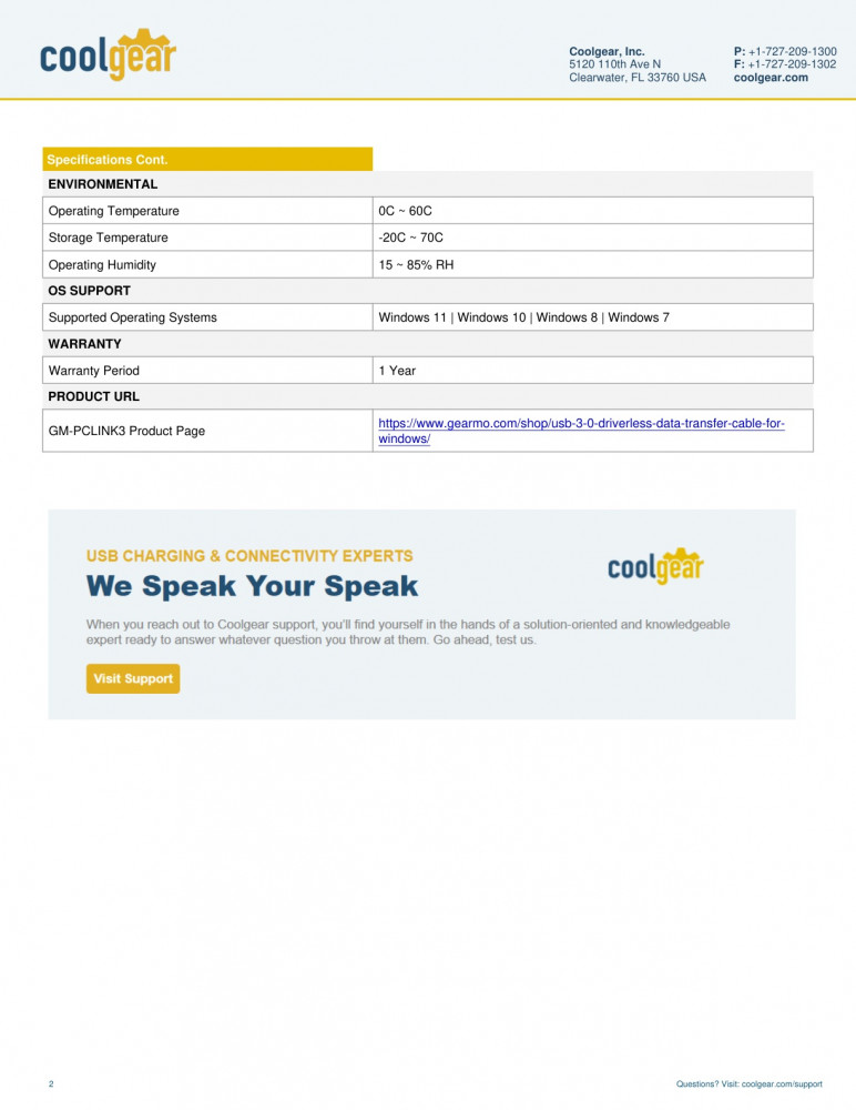 GM-PCLINK3 technical document, page 2