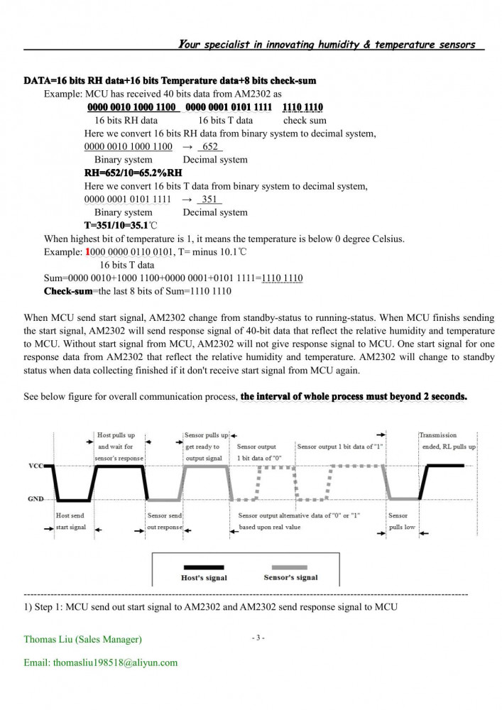 AM2302 DHT22 technical document page 3