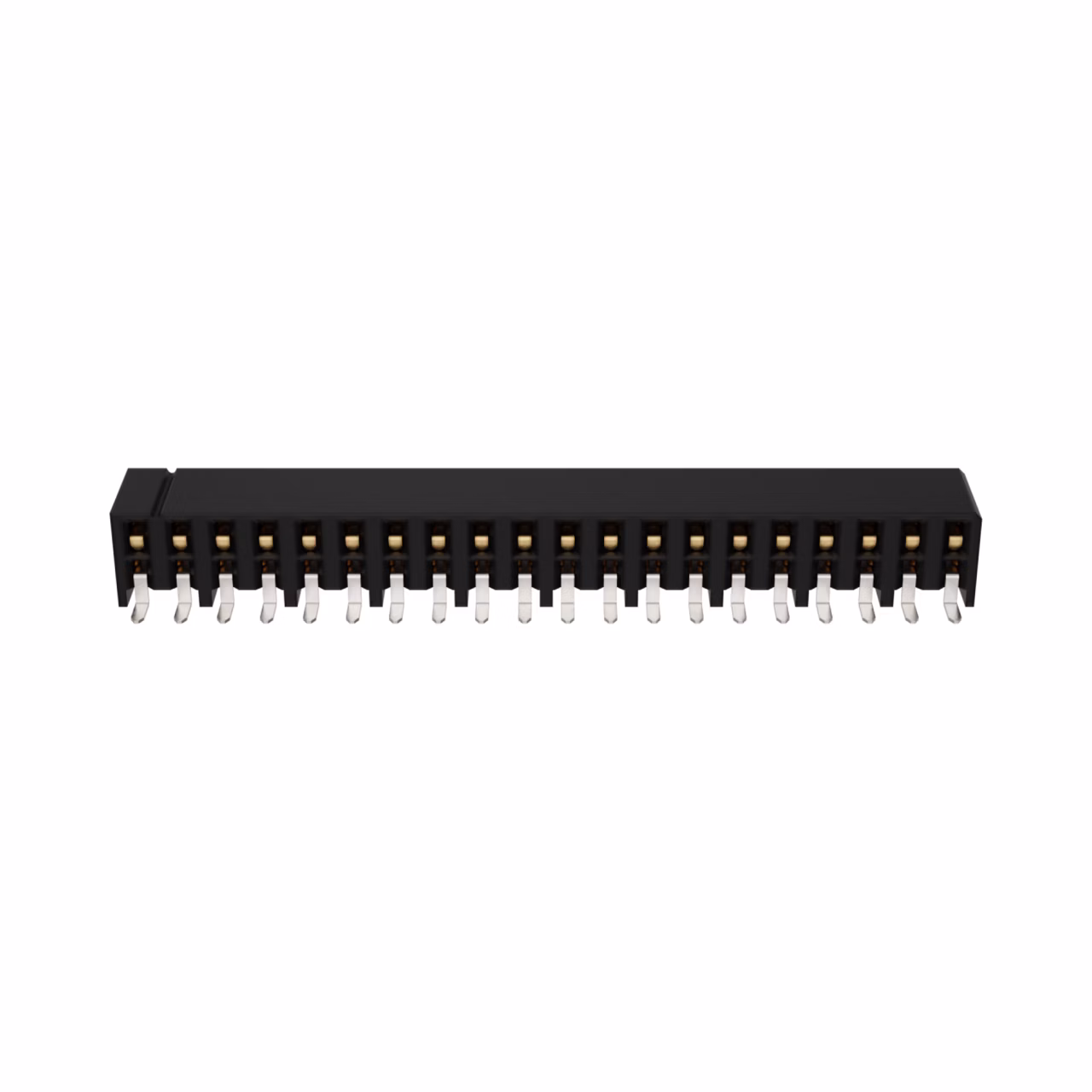 Milli-Grid Receptacle, Surface Mount, Side Entry, 0.38µm Gold (Au) Plating, 40 Circuits, Lead-Free, Tube for sale
