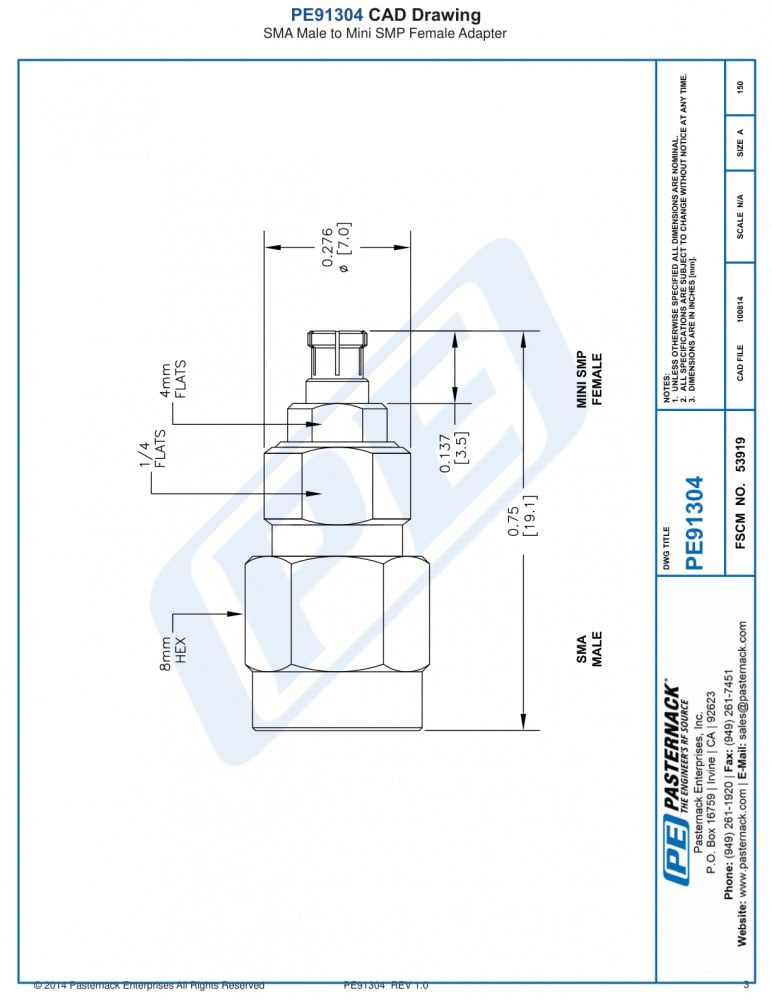 PE91304 datasheet page 3