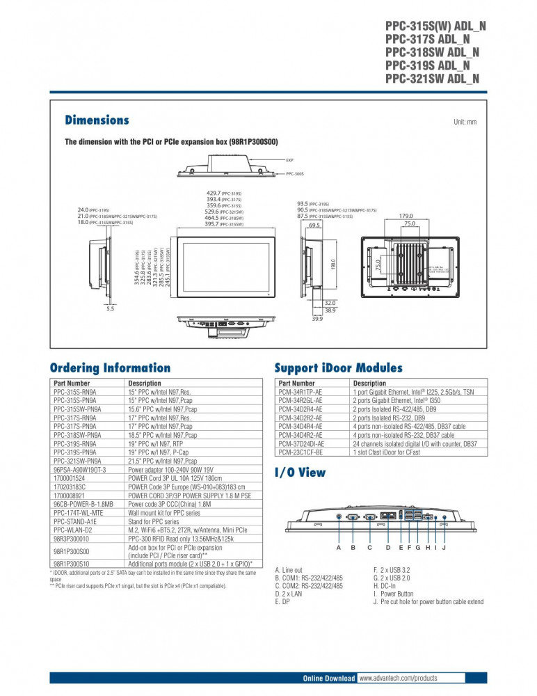 PPC-317S ADL product document page 4