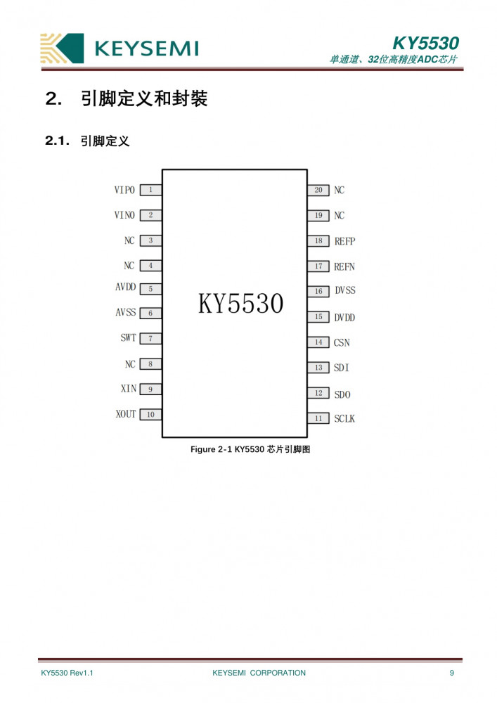 KY5530 datasheet page 9