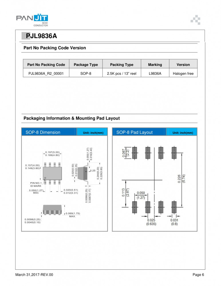 PJL9836A datasheet page 6