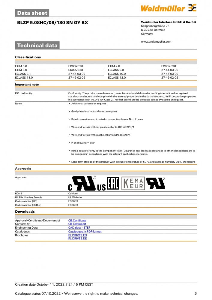 1505070000 technical document page 6