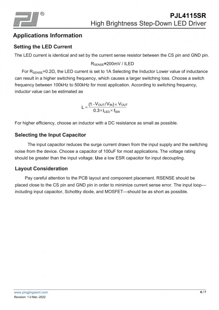 PJL4115SR datasheet page 6