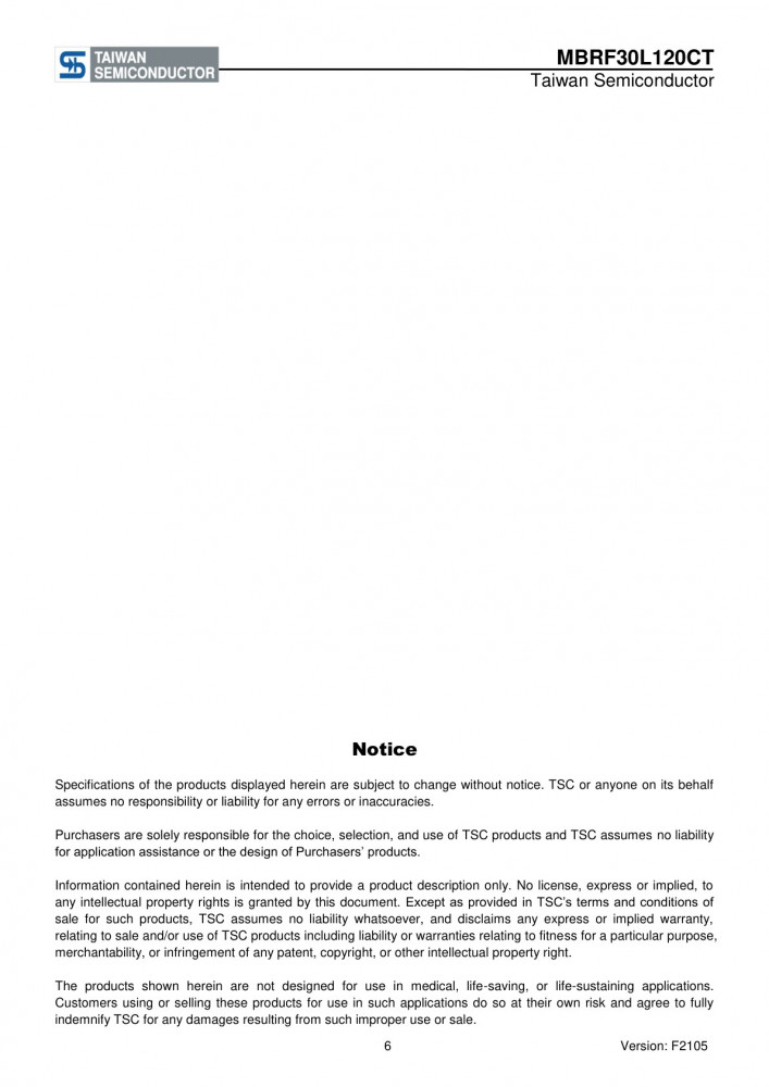 MBRF30L120CT technical document page 6
