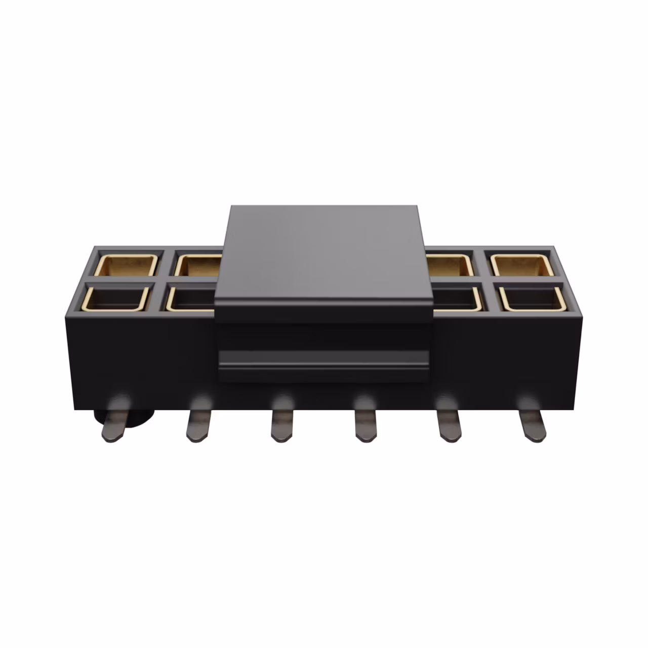 2.00mm Pitch Milli-Grid Receptacle, Surface Mount, Bottom Entry, 0.38µm Gold (Au) Plating, 12 Circuits, with Pick-and-Place Cap, with Peg, Tape and Reel, Lead-Free for sale