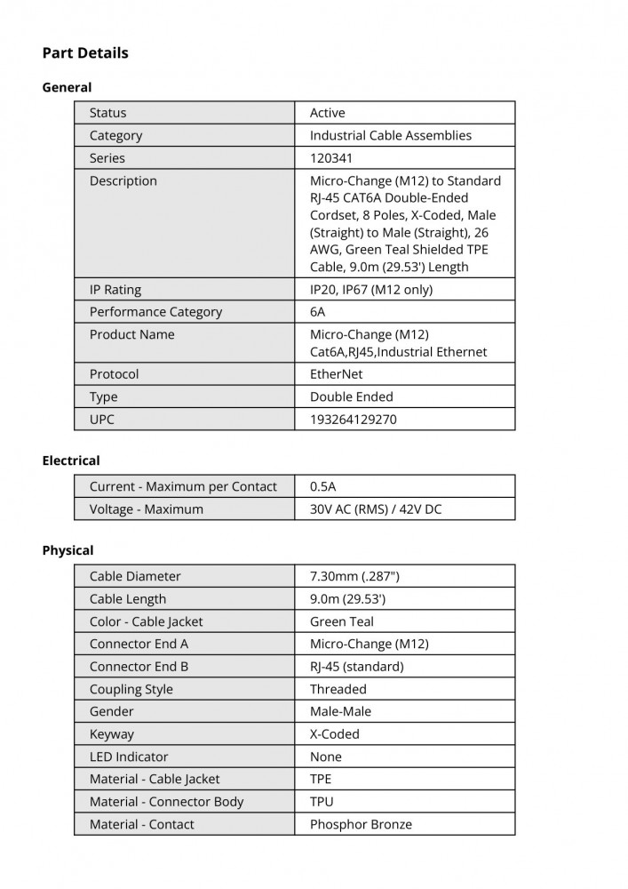 MOLEX technical drawing page 2