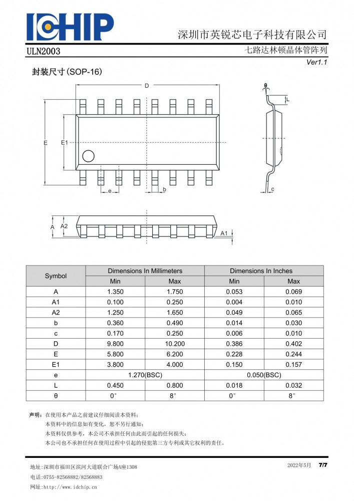 ULN2003 datasheet page 7