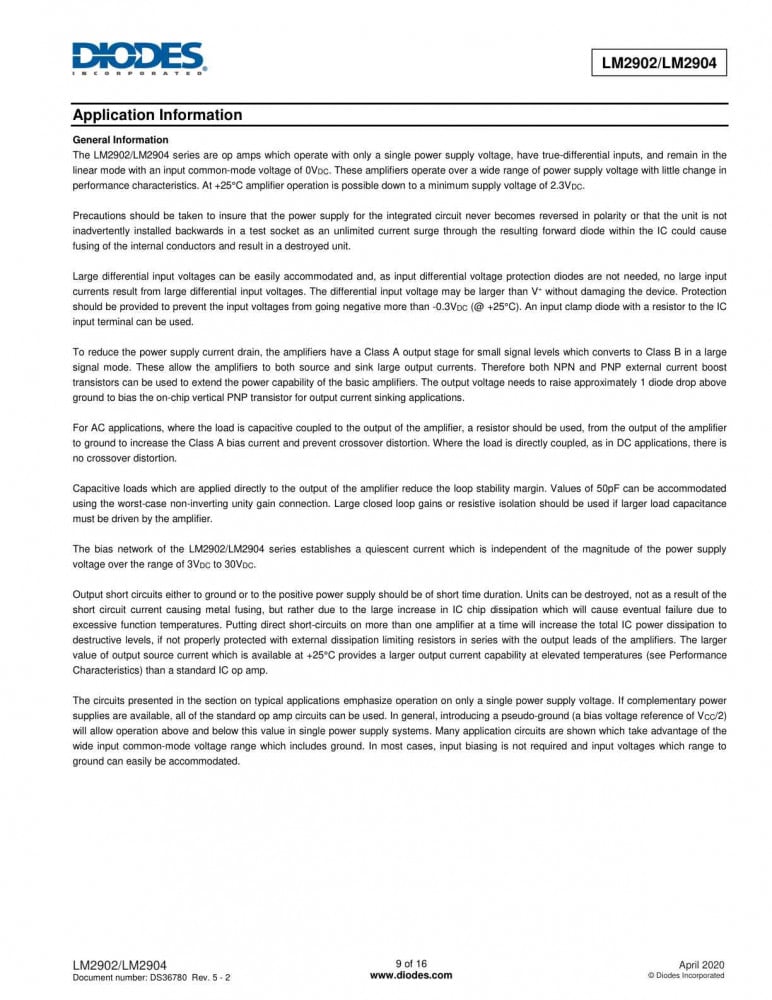 LM2902T14-13 datasheet page 9