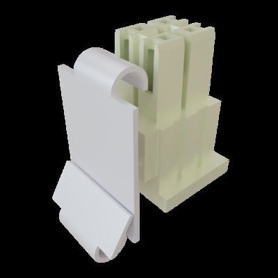 Samtec IPD1-06-D-M Rectangular Connector Housing