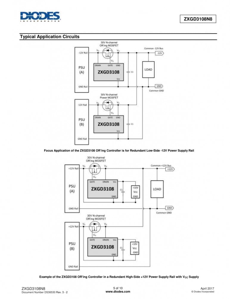 ZXGD3108N8TC datasheet page 5