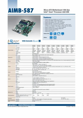 ADVANTECH AIMB-587F-00A1E for sale