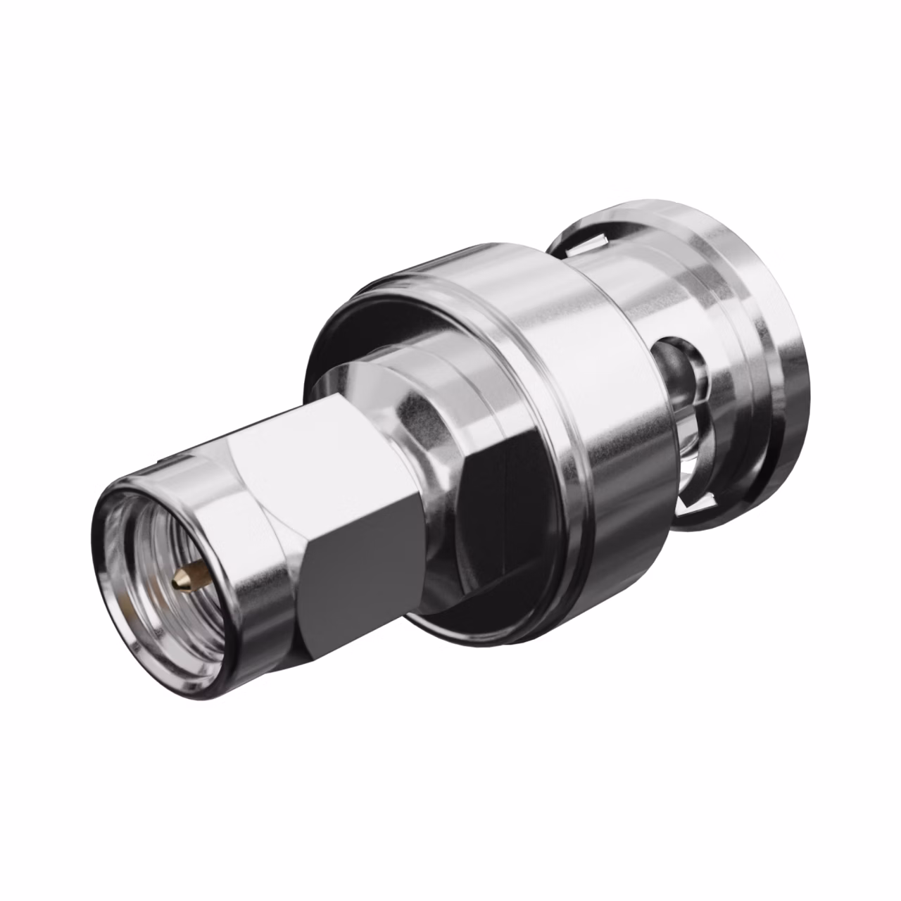 BNC Plug-to-SMA Plug, Between-Series Adapter, Tray, 50 Ohms for sale
