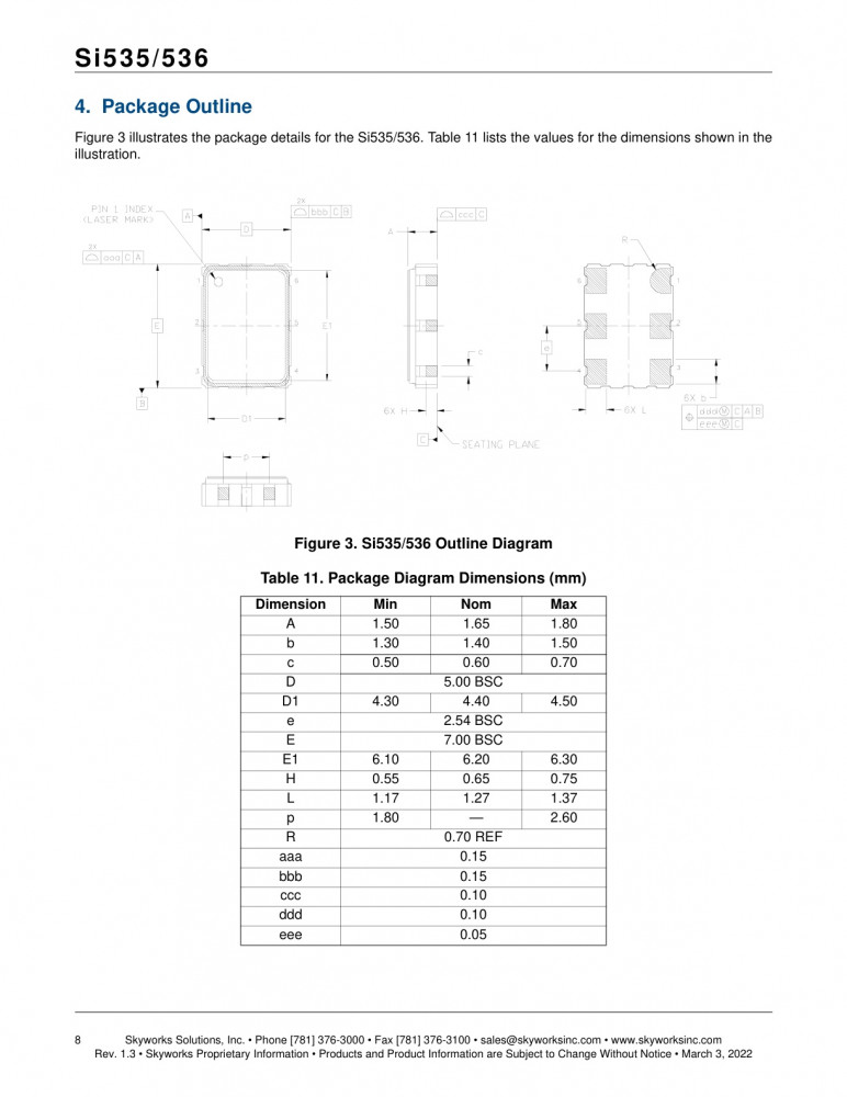 536FB156M250DG datasheet page 8