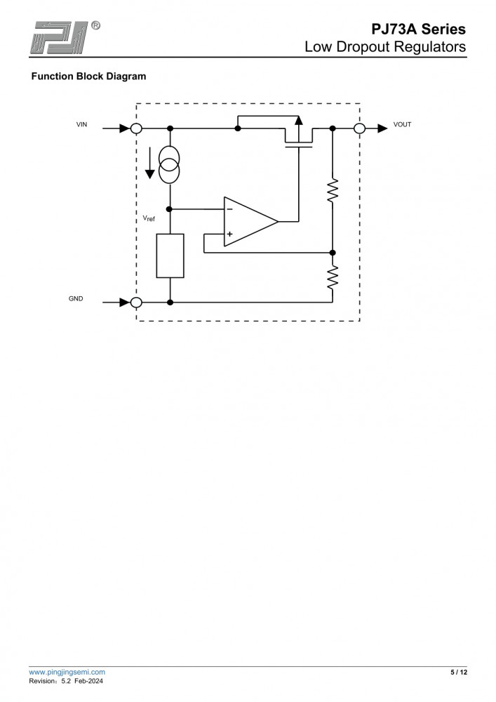 PJ73A datasheet page 5