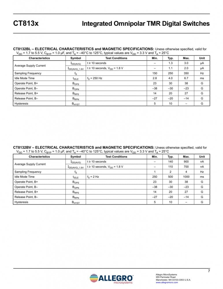 CT8132EK-HS3 datasheet page 7