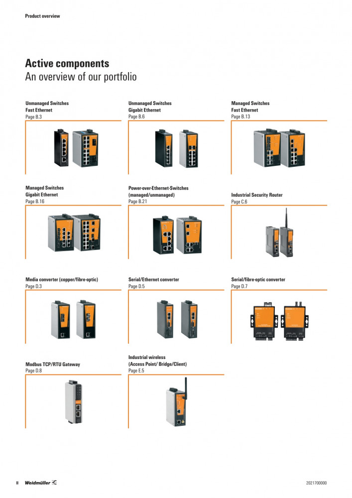 WEIDMULLER catalogue page 4