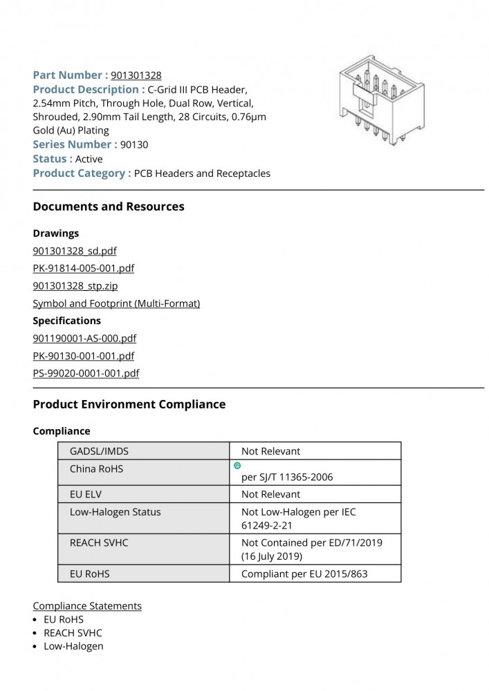 901301328 technical document preview, page 1