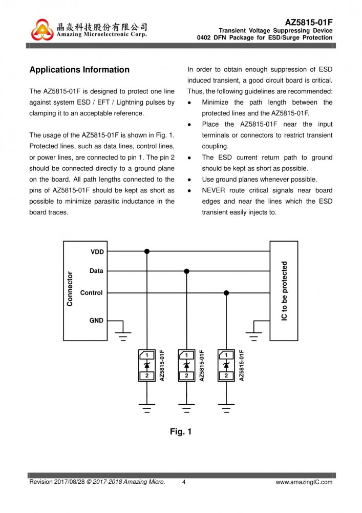 AZ5815-01F datasheet page 4