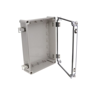 IP67 ABS Enclosure Hinged Clear Cover PTA-23603-C for sale