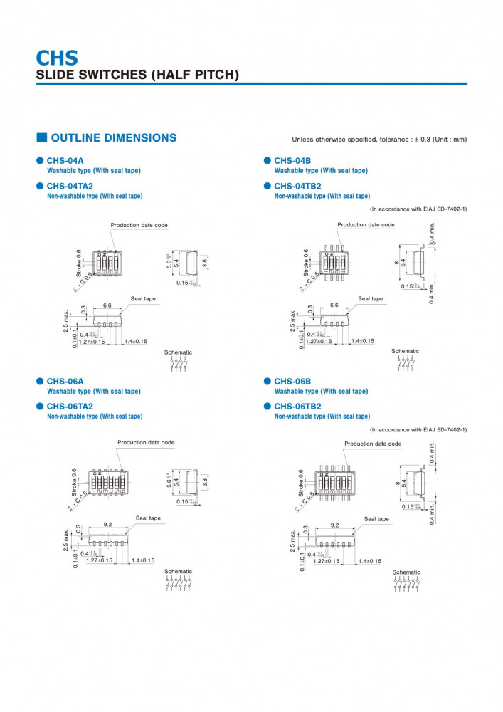 Nidec CHS-06B datasheet page 8