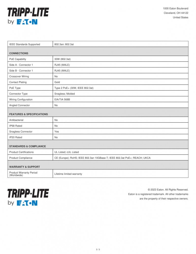EATON N201-004-RD technical document page 3