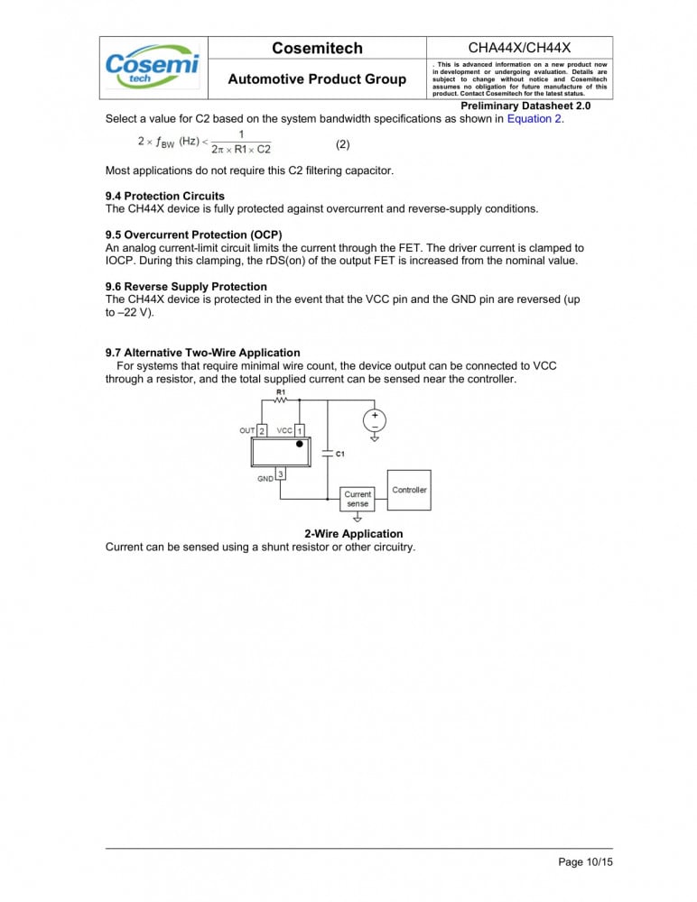 CH443TB datasheet page 10