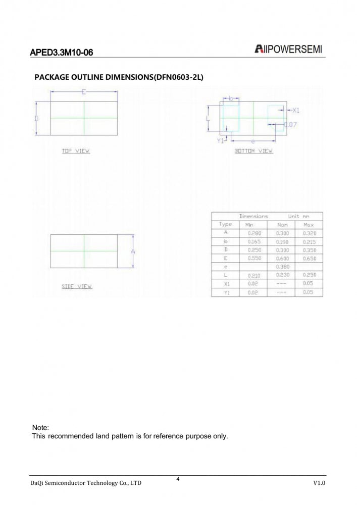 APED3.3M10-06 datasheet page 4