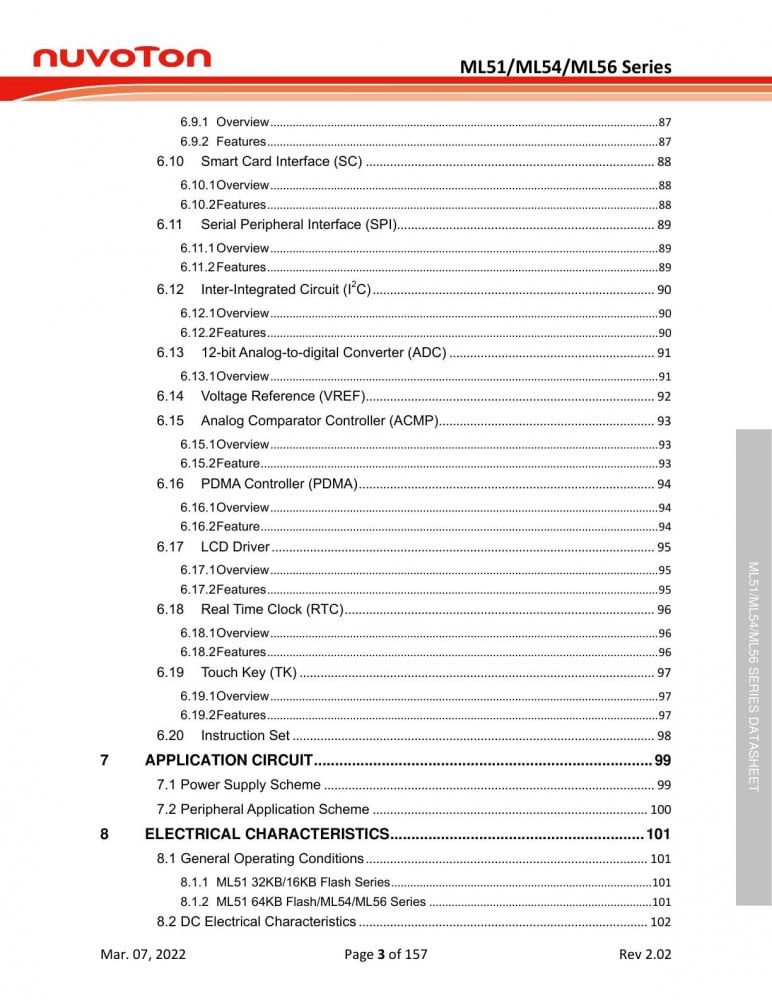 ML51 series datasheet page 3