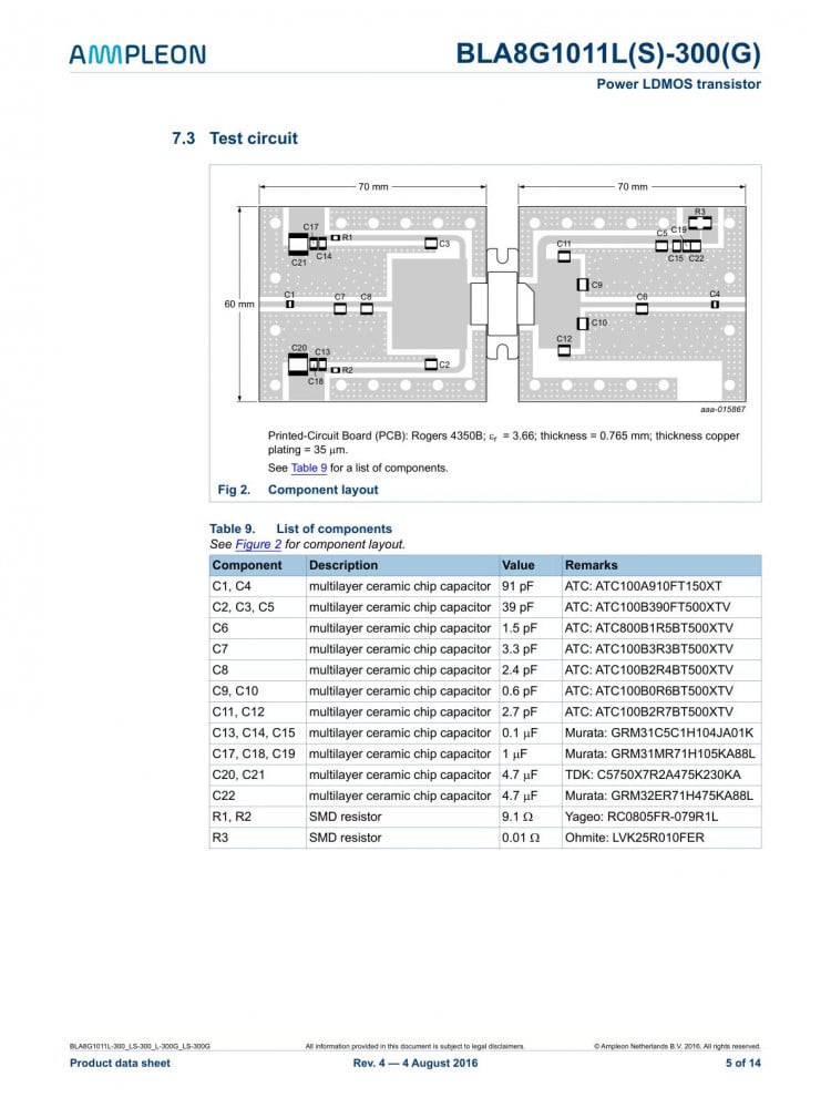 BLA8G1011LS-300GU datasheet page 5