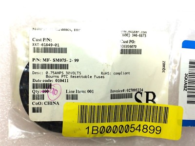 BOURNS MF-SM075-2-99 PTC Resettable Fuse for sale