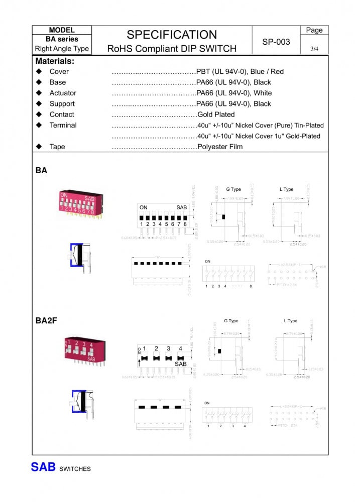 BIWIN BA series datasheet page 3