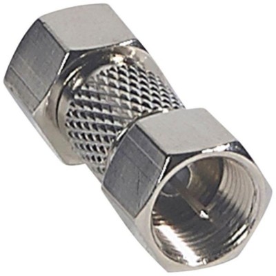 F connector male/male adaptor for sale