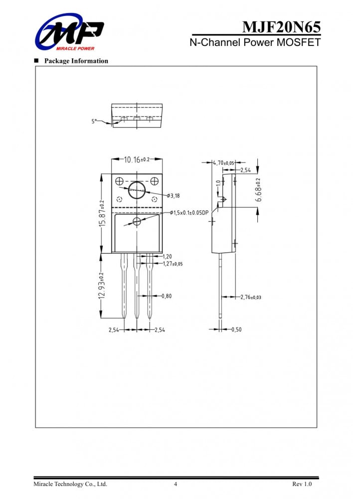 MJF20N65 datasheet page 4