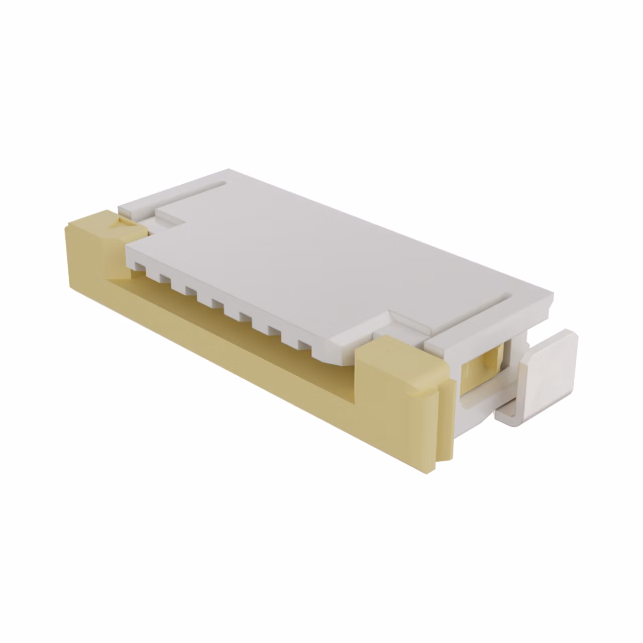 Easy-On FFC/FPC Connector, 1.00mm Pitch, Slider Series, Right-Angle, Top  Contact, 2.70mm Height, 7 Circuits, Tin-Bismuth Plating for sale